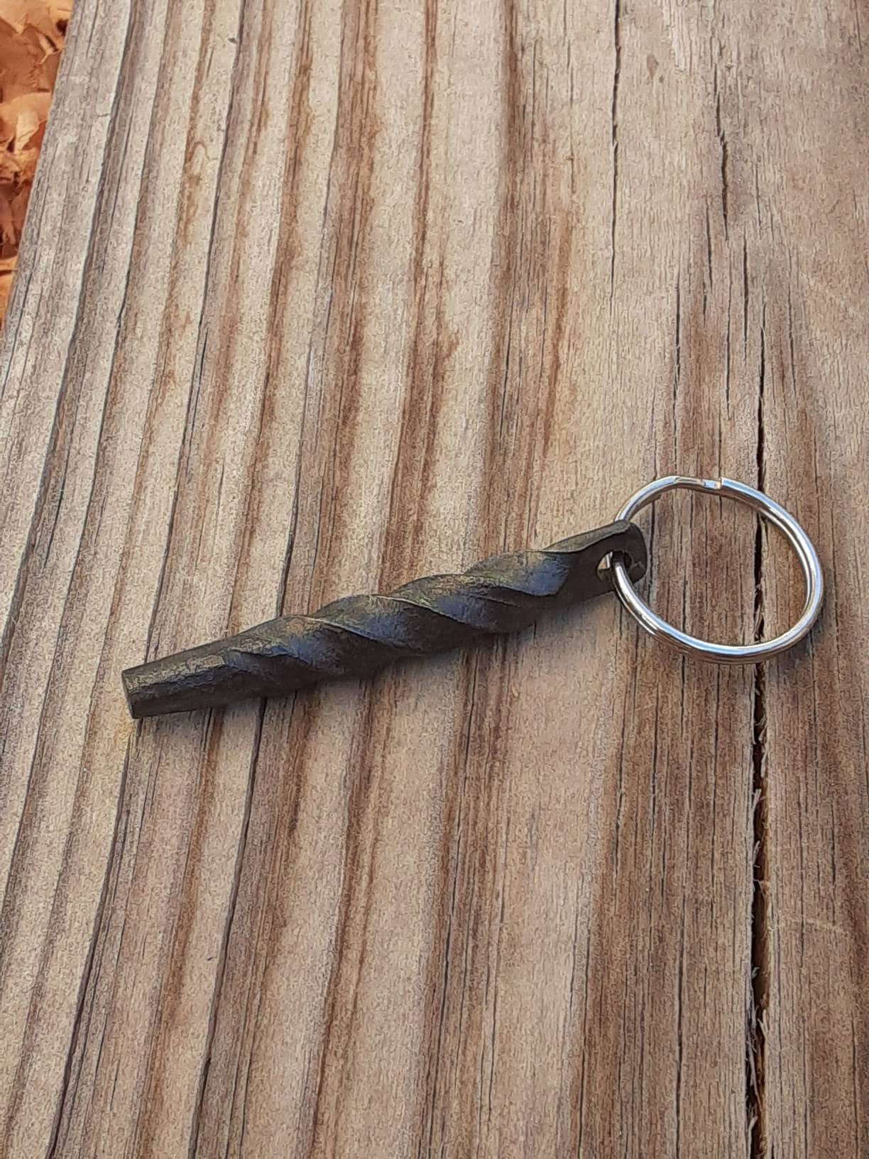 Father's Day Gift-forged Keychain-keychain-metal Keychain-forged Metal ...