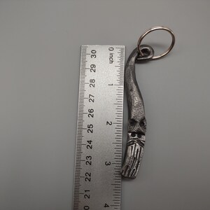 Hand Forged Wizard Keychain, Keychain, Abstract Keychain, Metal ...