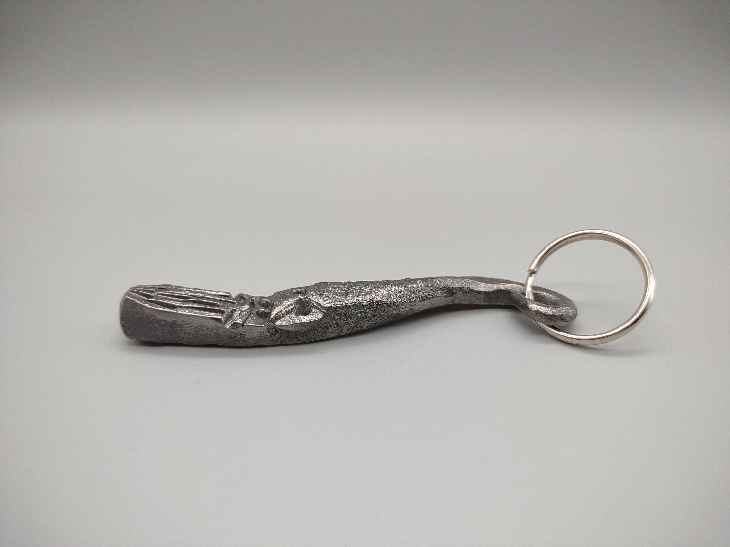 Hand Forged Wizard Keychain, Keychain, Abstract Keychain, Metal ...