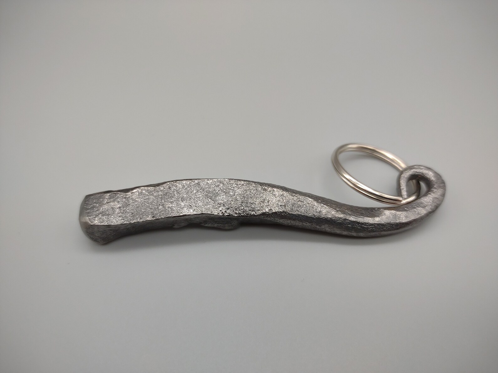Hand Forged Wizard Keychain, Keychain, Abstract Keychain, Metal ...
