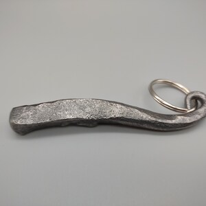 Hand Forged Wizard Keychain, Keychain, Abstract Keychain, Metal ...