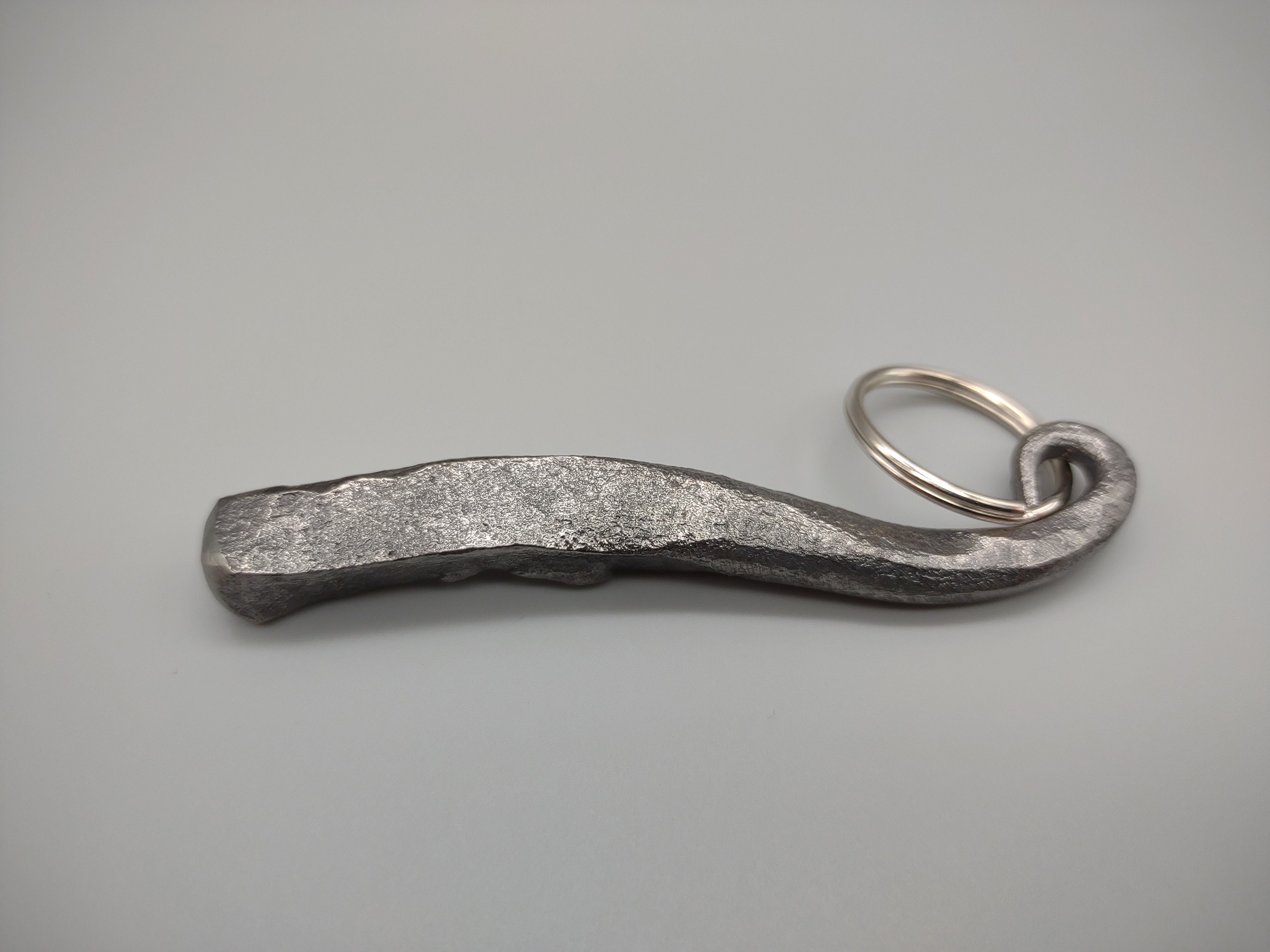 Hand Forged Wizard Keychain, Keychain, Abstract Keychain, Metal ...