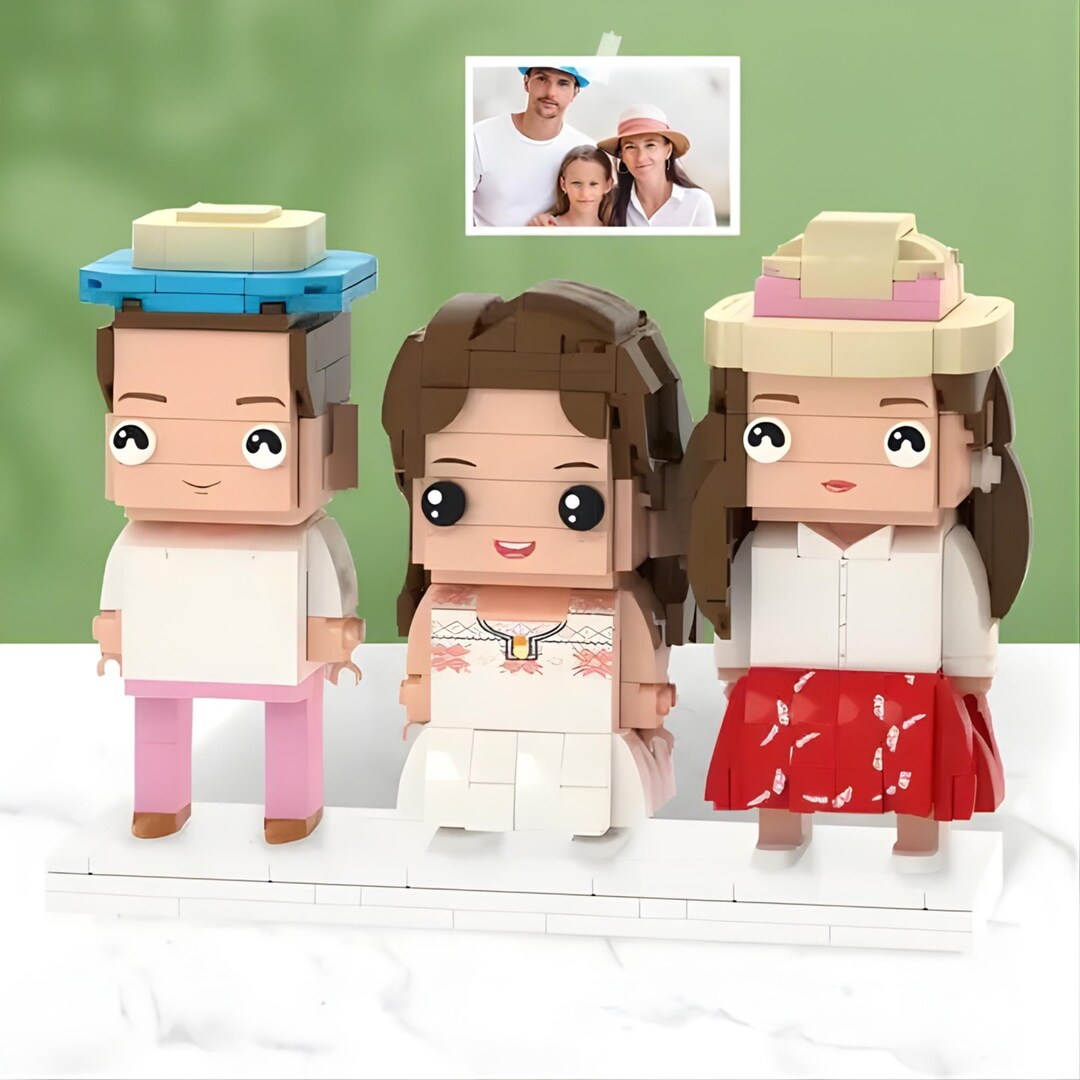Custom Brick Figurine, Personalized Family Figures, Collector Toy - Etsy