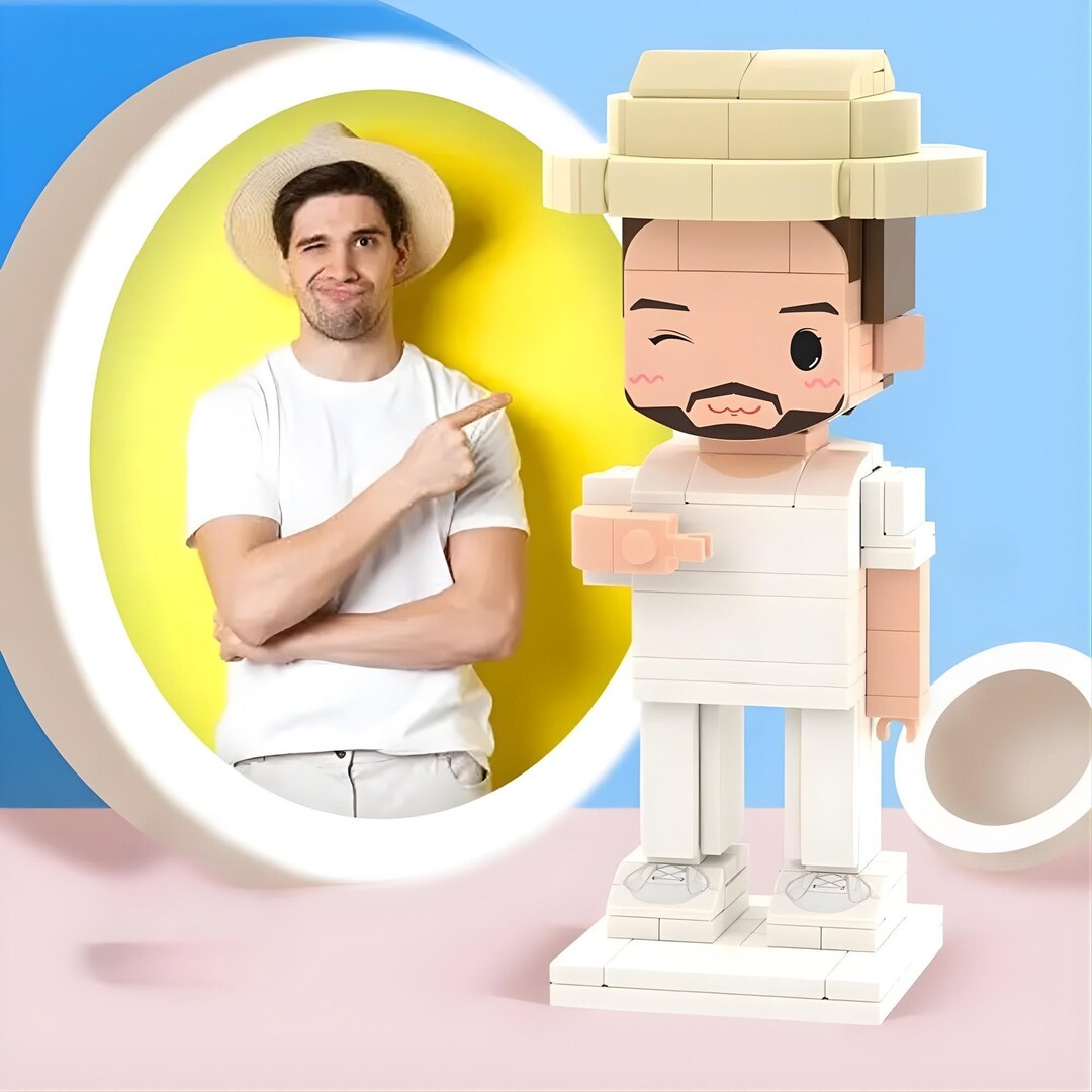 Personalized Figurines, Custom Brick Figures From Photo, Christmas Mini ...