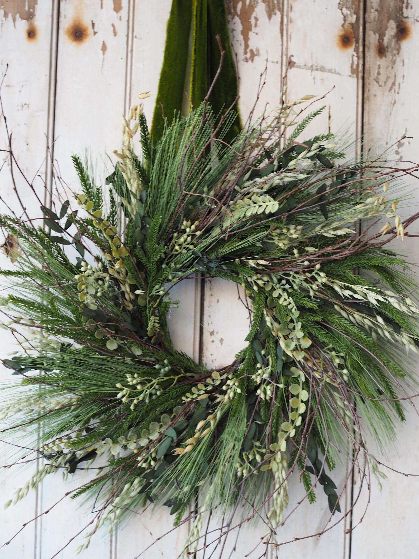Winter Glade Wreath - Winter Greens - Winter Wreath - Etsy