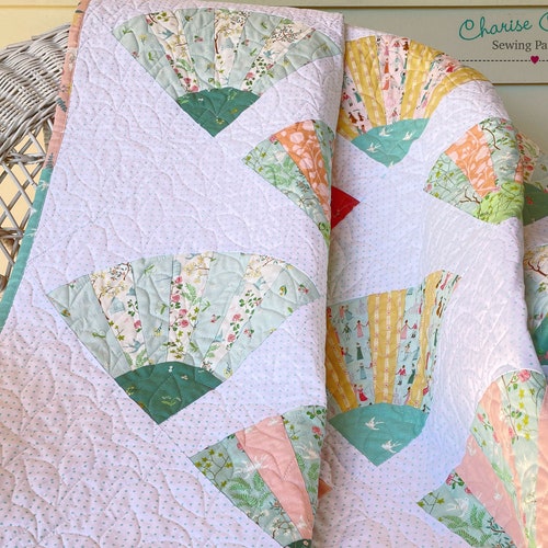 Fan Quilt PDF Pattern - Etsy