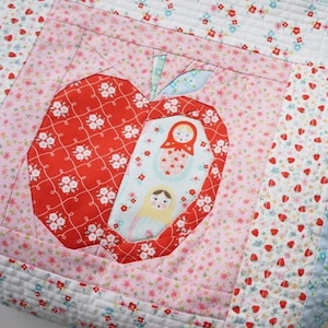 Apple Paper Piecing Pattern ~ PDF Pattern - Etsy