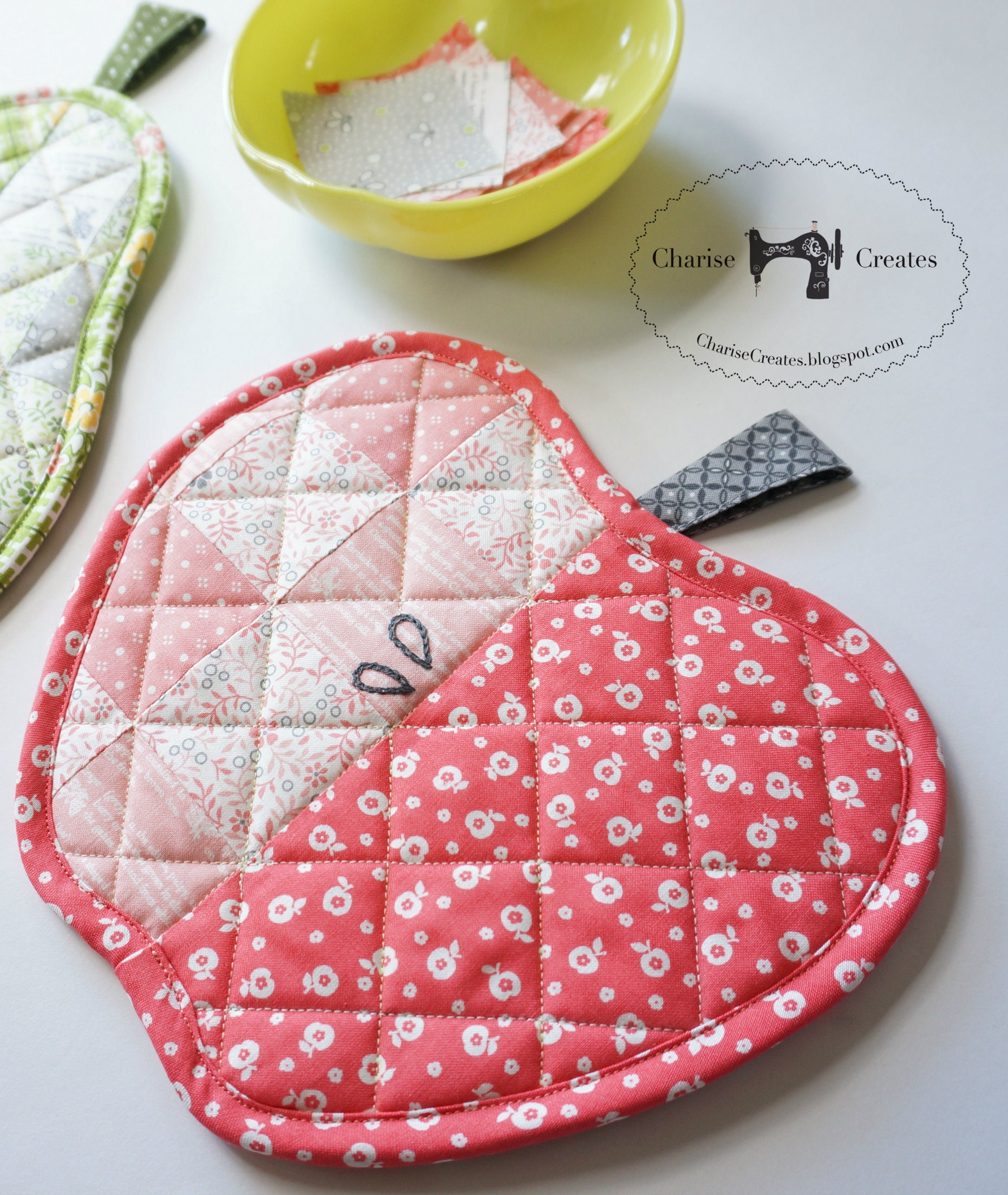Orchard Hot Pad Apple PDF Pattern | Etsy