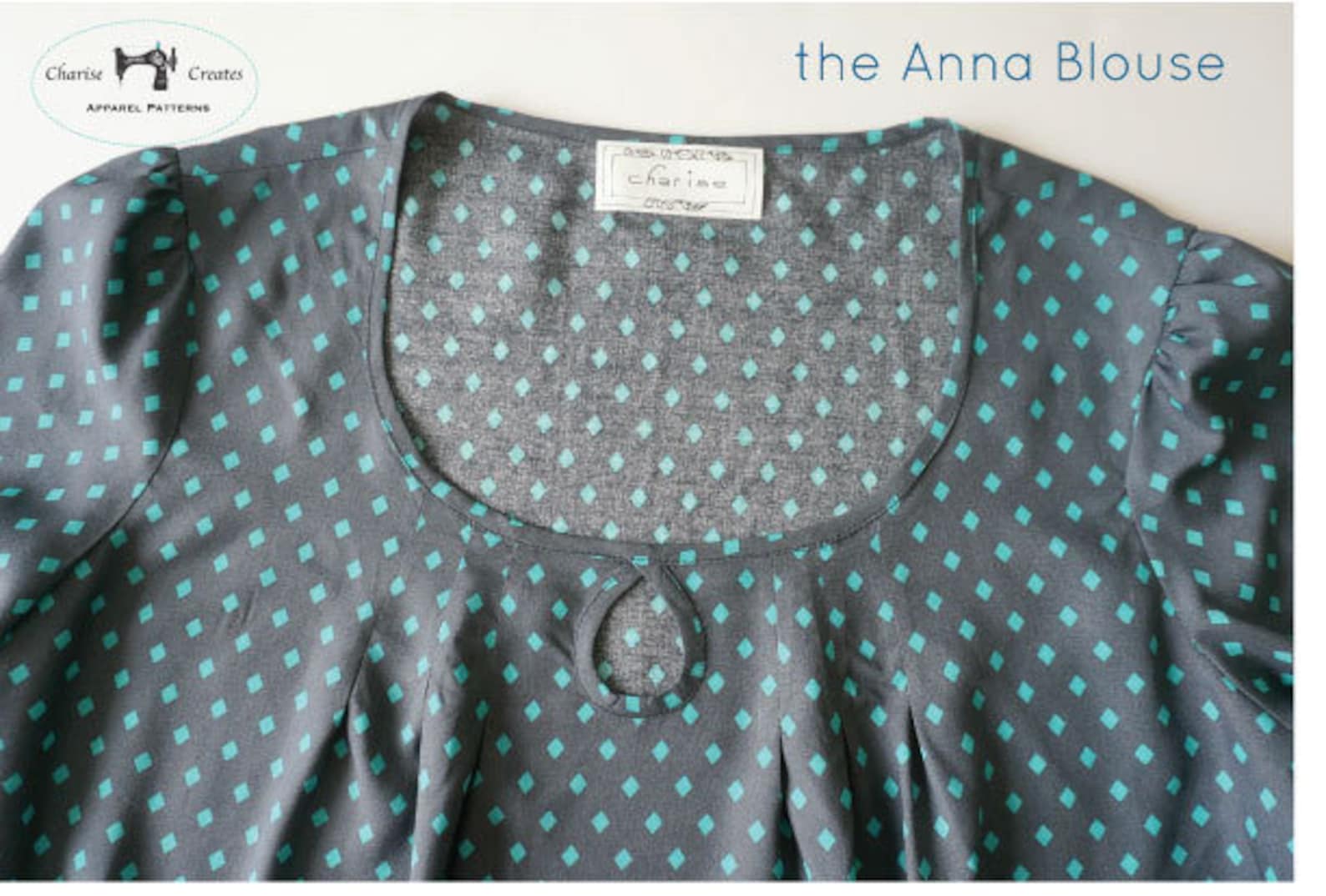 The Anna Blouse - PDF Pattern - Etsy
