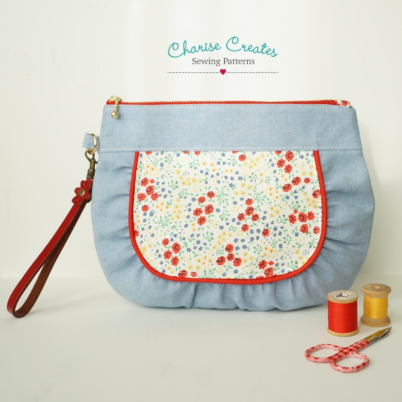 Gathered Curvy Pouch Trio - a PDF Pattern - Etsy