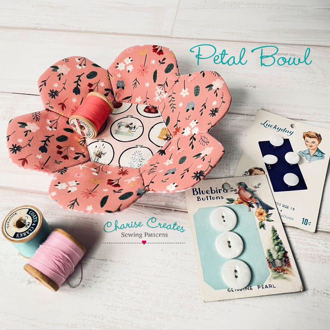 Petal Bowl - PDF Pattern - Etsy