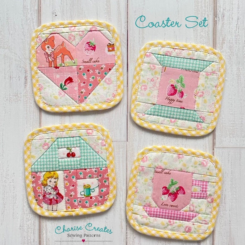Mini Coaster Set PDF Pattern - Etsy