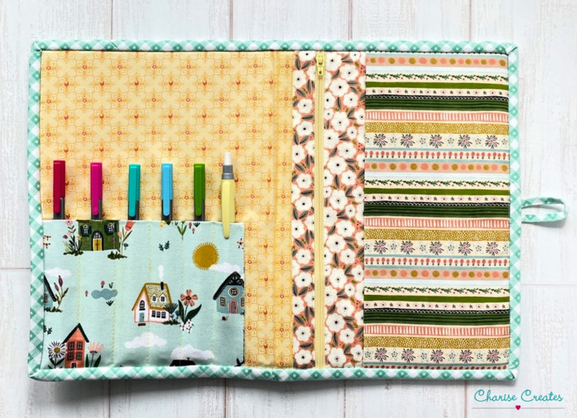 Large Log Cabin Sketch Book Cover, a PDF Pattern - Etsy