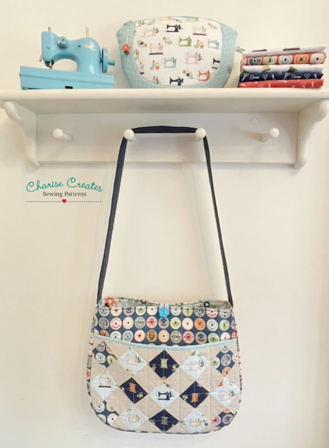 Diamond Patchwork Purse PDF Pattern - Etsy