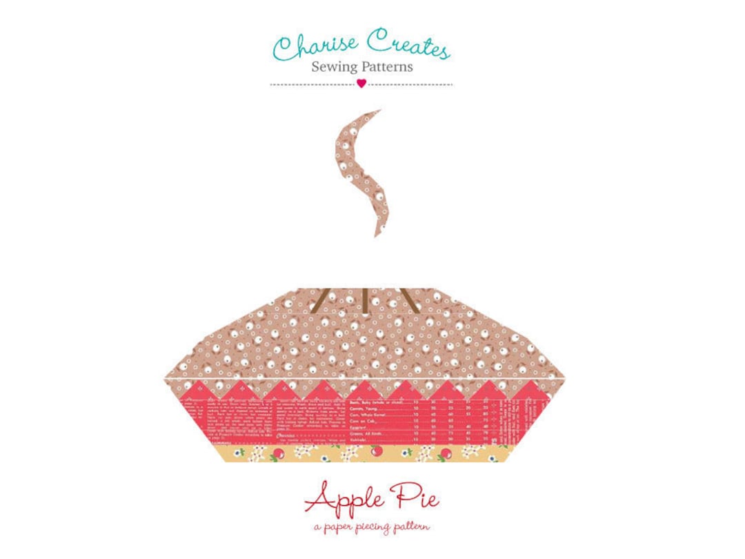 Apple Pie ~ a Paper Piecing Pattern - Etsy