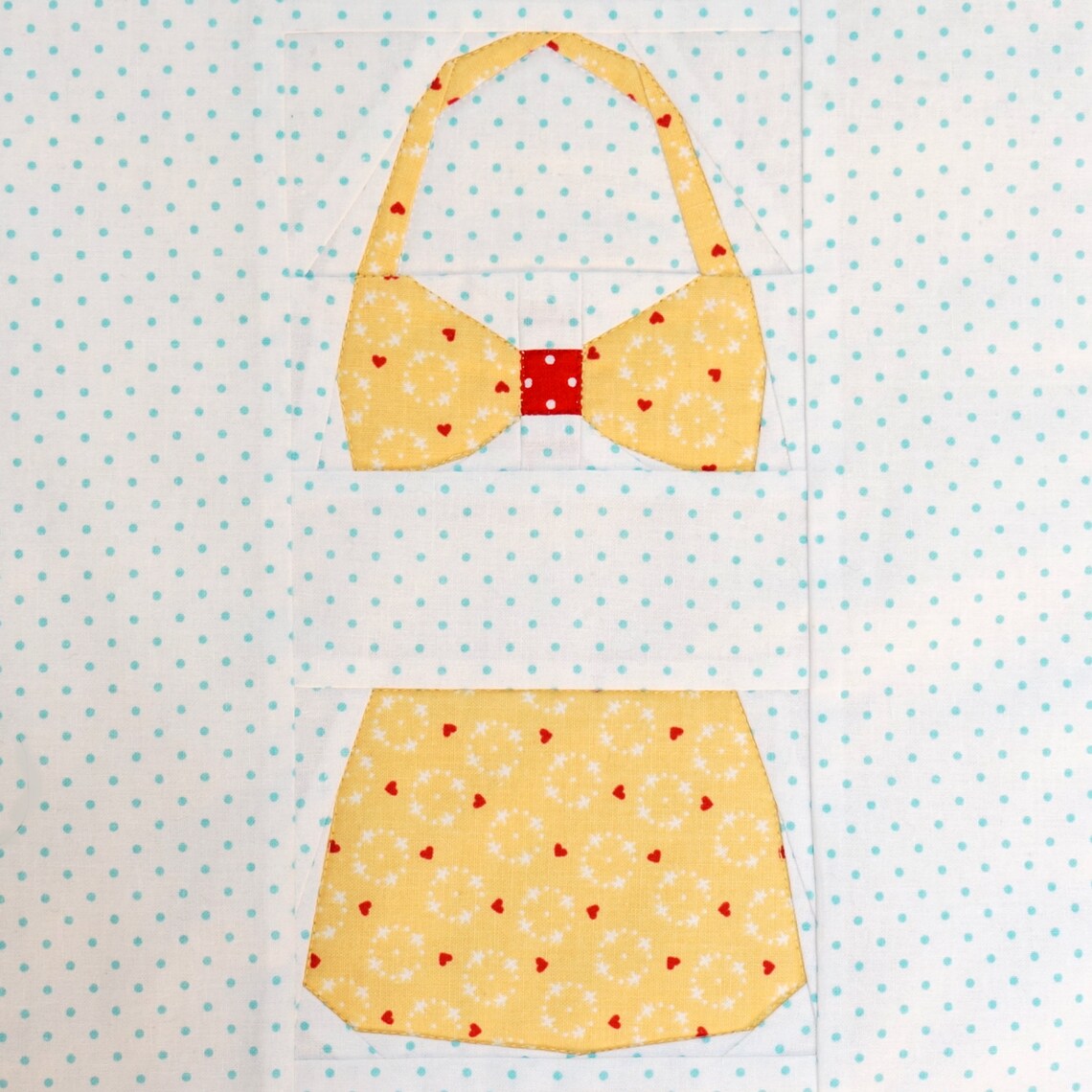 Vintage Swimsuit ~ a Paper Piecing Pattern - Etsy