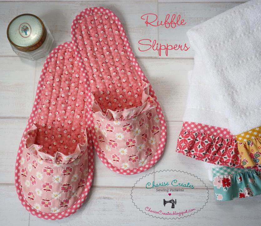 Ruffle Slippers, a PDF Pattern - Etsy