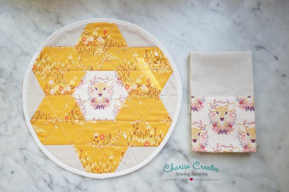 Hexagon Placemat PDF Pattern | Etsy