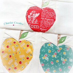 Apple Trio ~ a Paper Piecing Pattern - Etsy