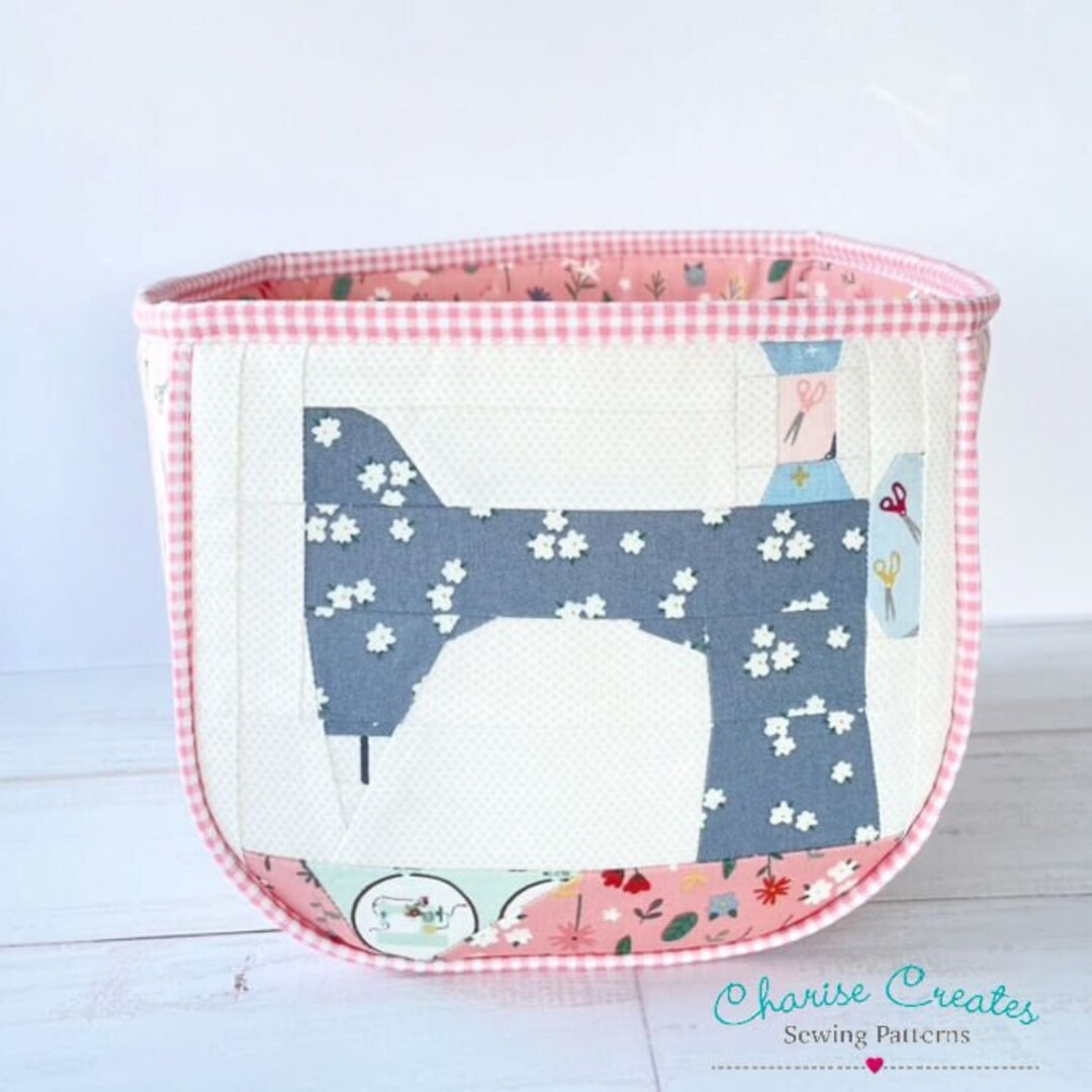 Large Curvy Basket PDF Pattern - Etsy