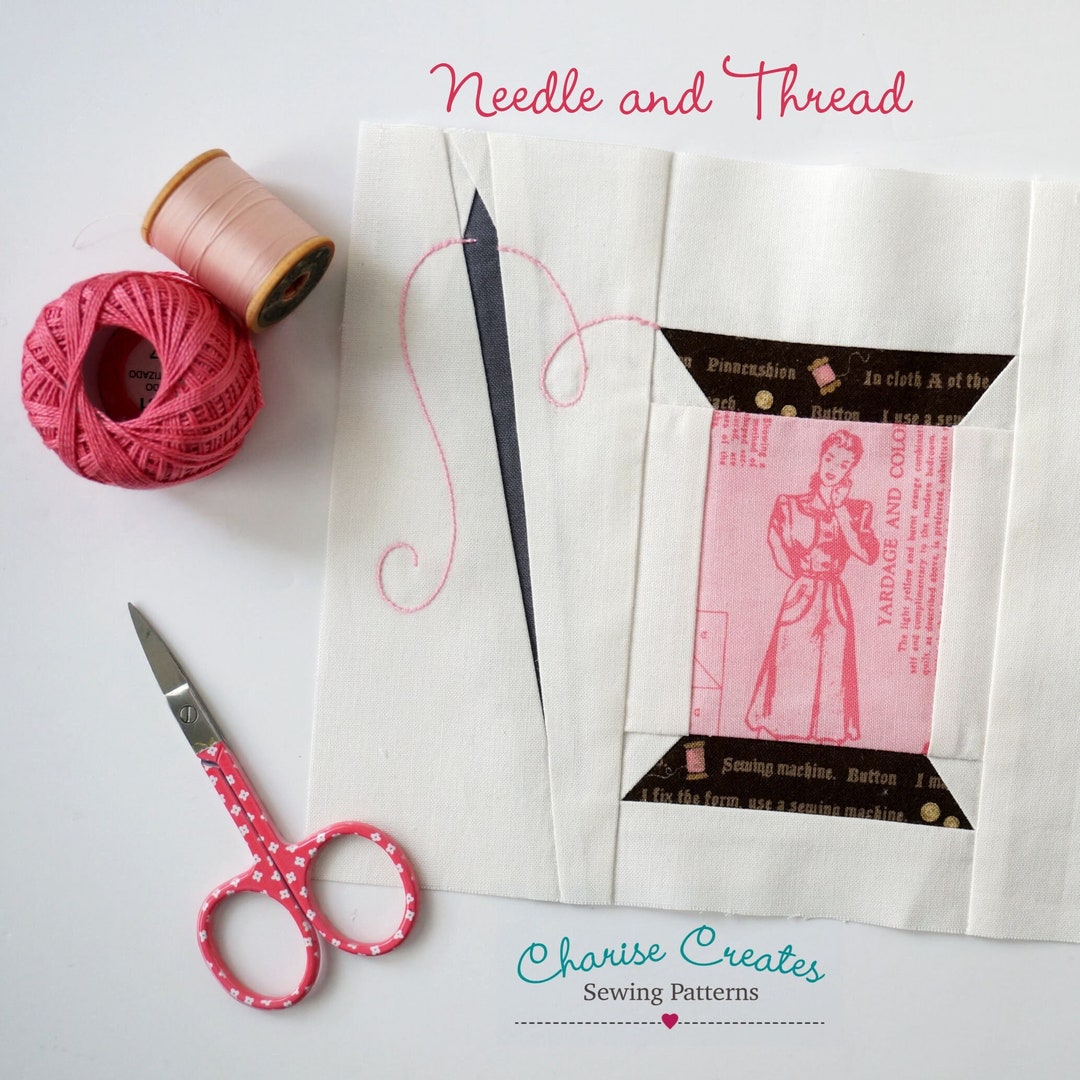 Needle and Thread PDF Pattern - Etsy