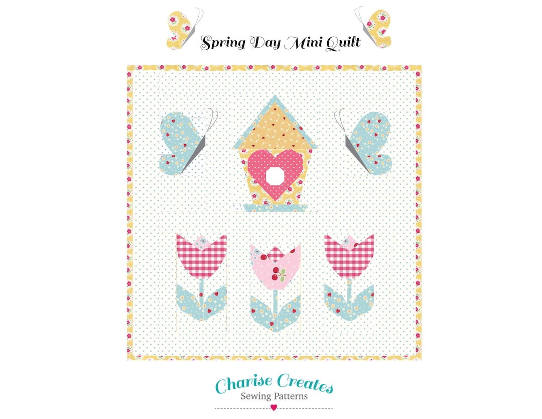 Spring Day Mini Quilt - Etsy