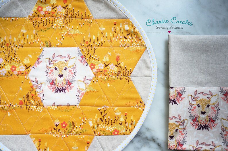 Hexagon Placemat PDF Pattern | Etsy