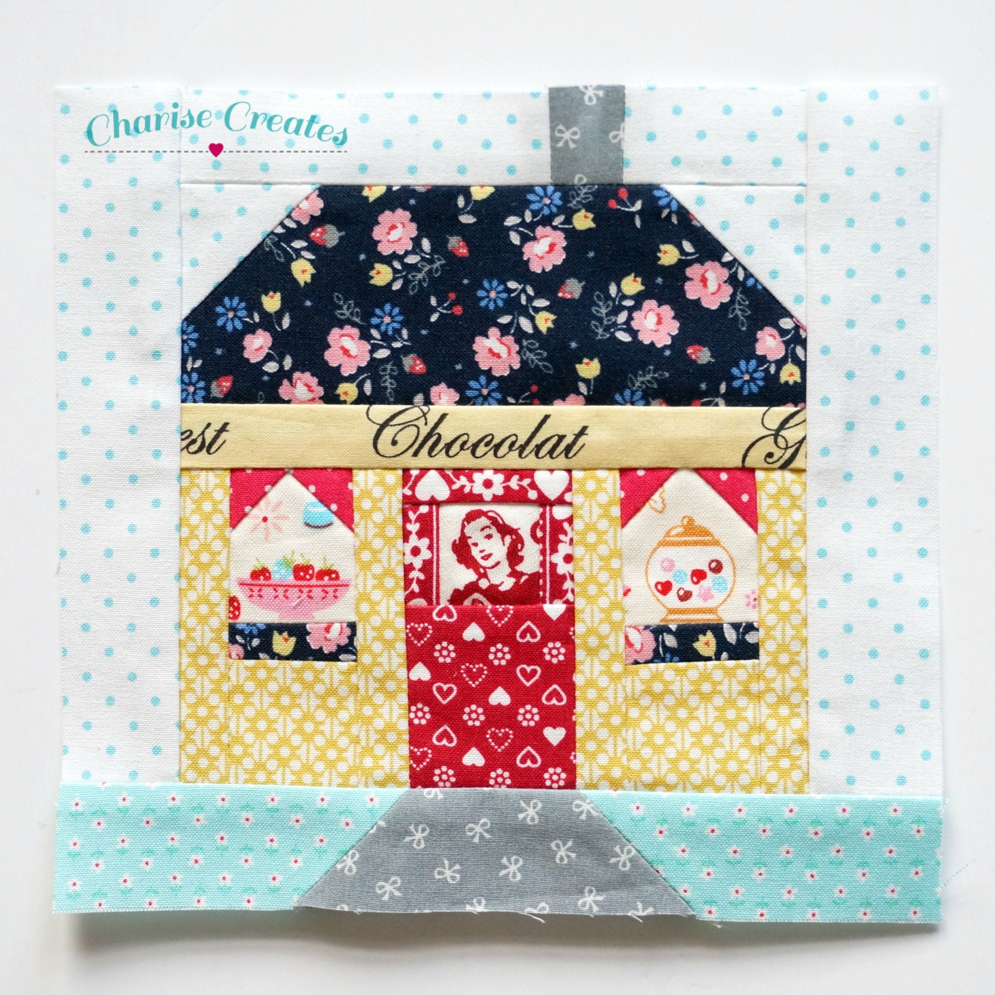 Cottage Quilt Block a PDF Pattern | Etsy Canada