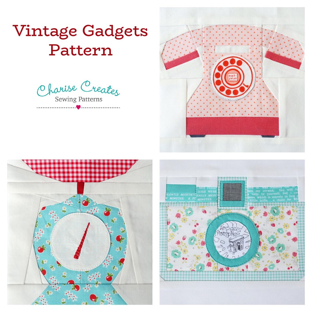 Vintage Gadgets PDF Pattern Bundle - Etsy