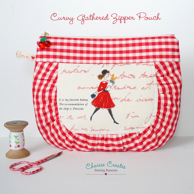Gathered Curvy Pouch Trio - a PDF Pattern - Etsy