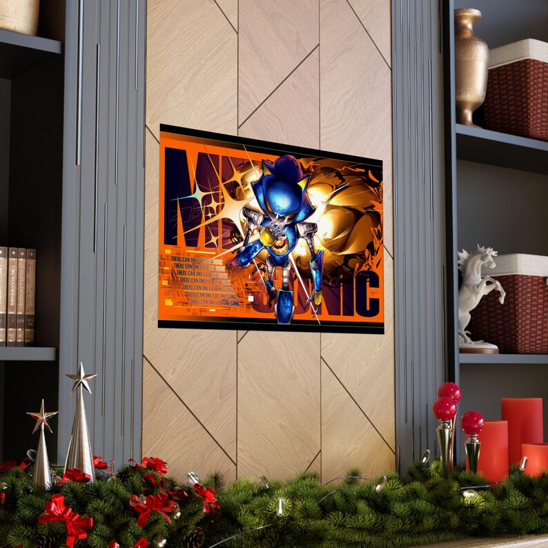 METAL SONIC Matte Poster - Etsy