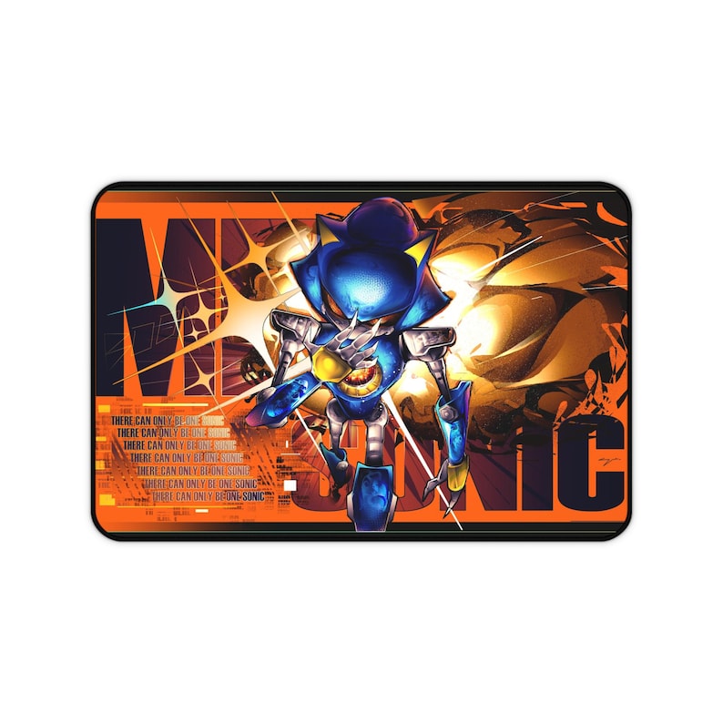 METAL SONIC - Desk Mat - Etsy