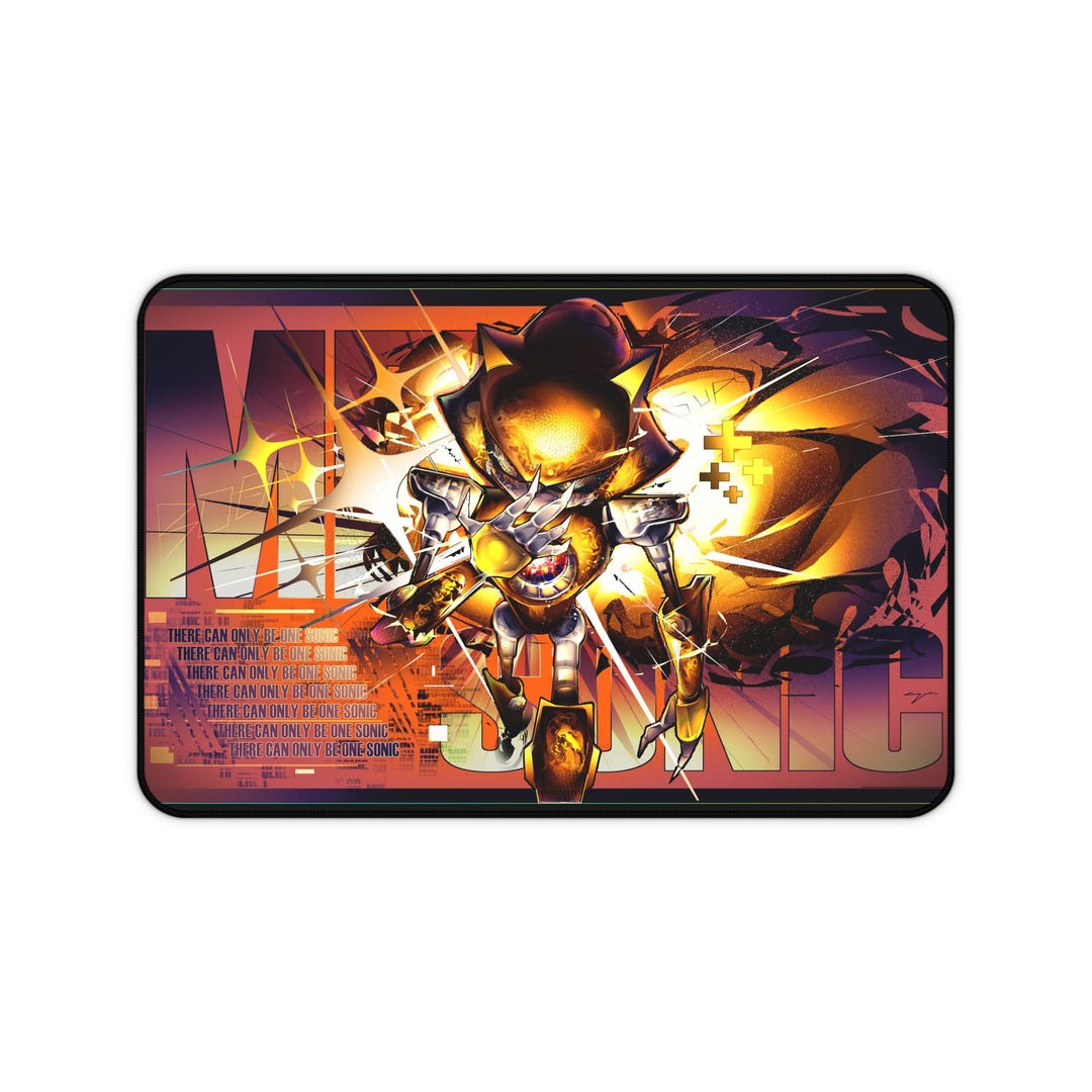 SUPER METAL SONIC - Desk Mat - Etsy