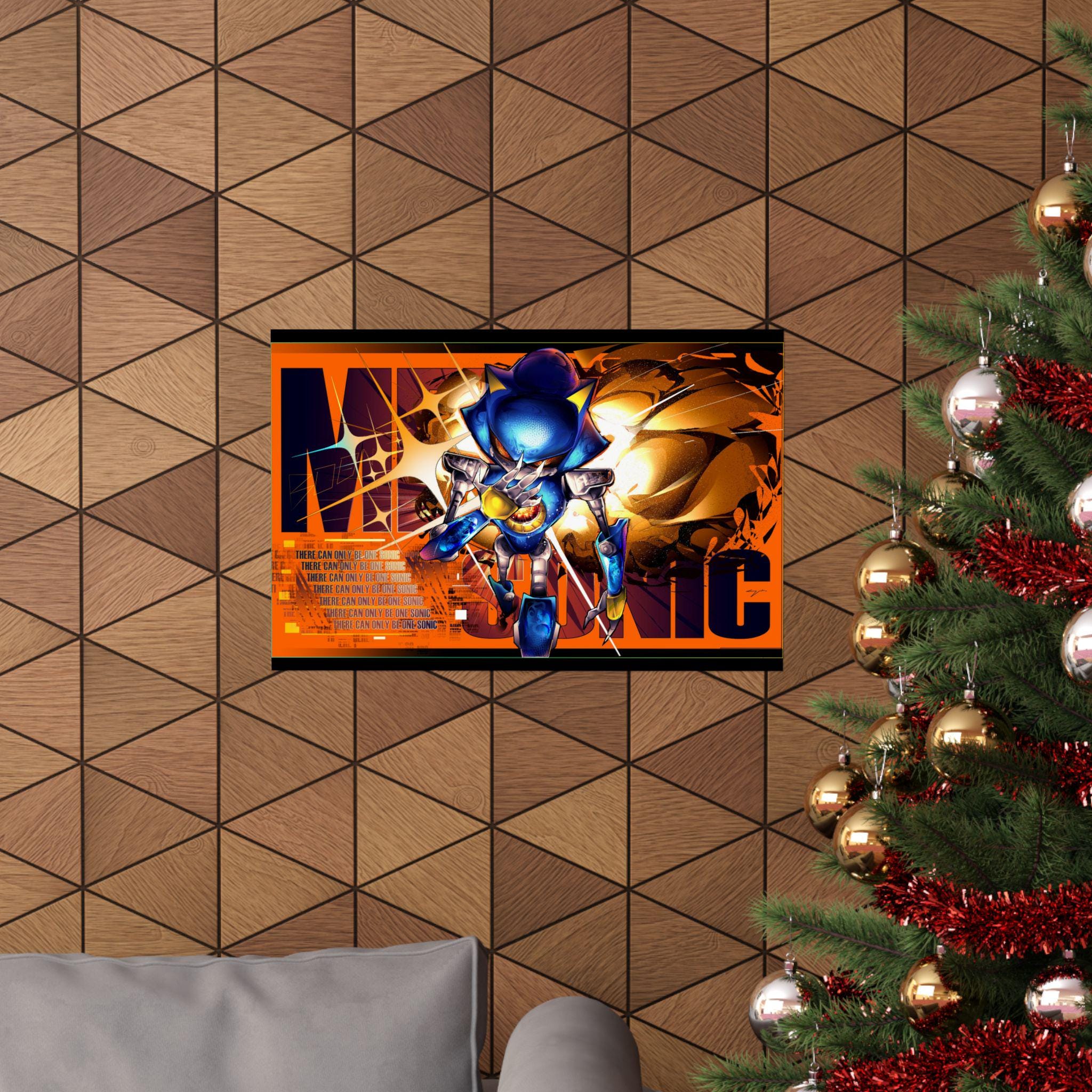 METAL SONIC - Matte Poster - Etsy