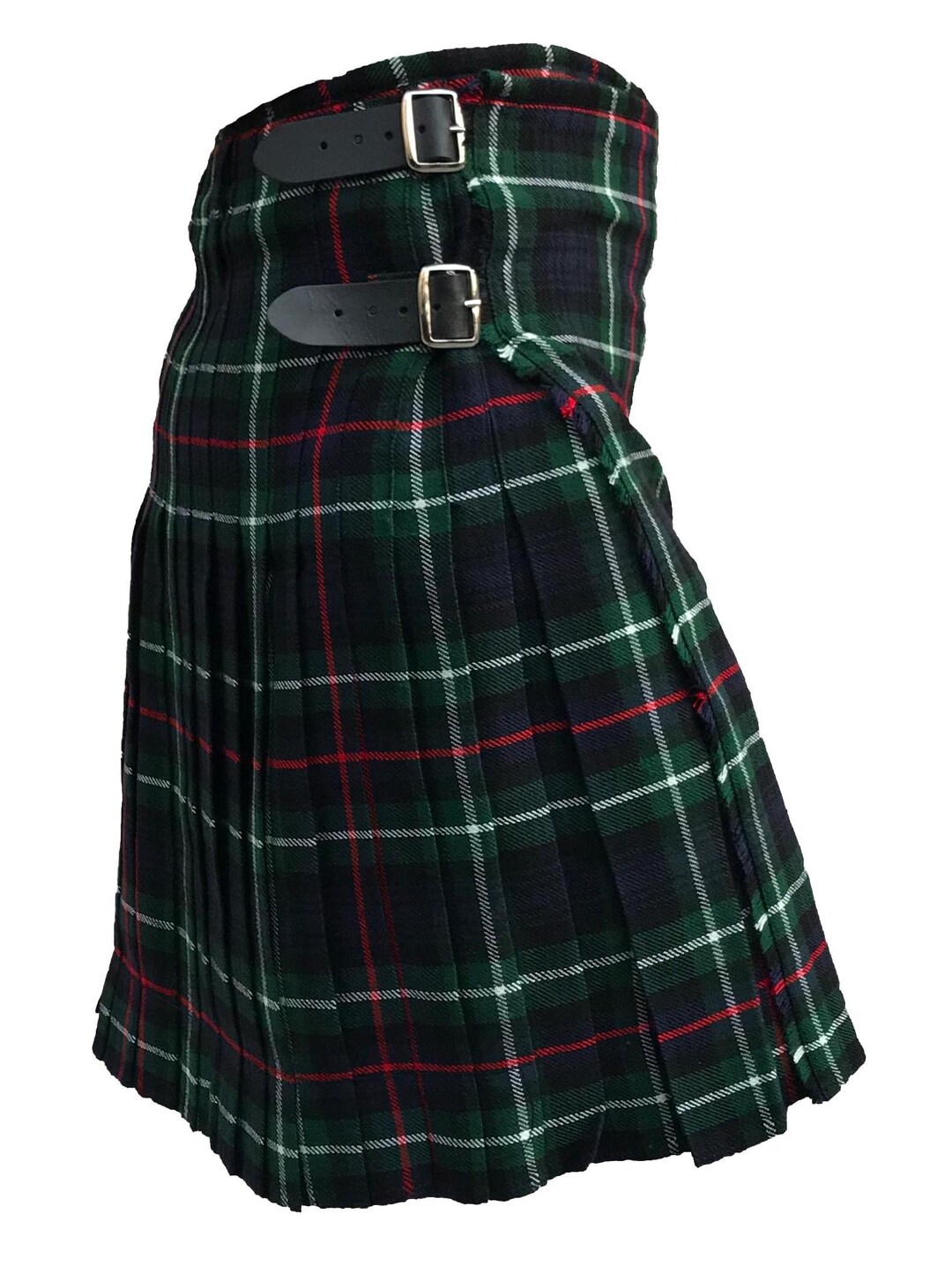 8 Yards Mackenzie Tartan Kilt, Scottish Men Kilt 16oz, Casual Tartan ...