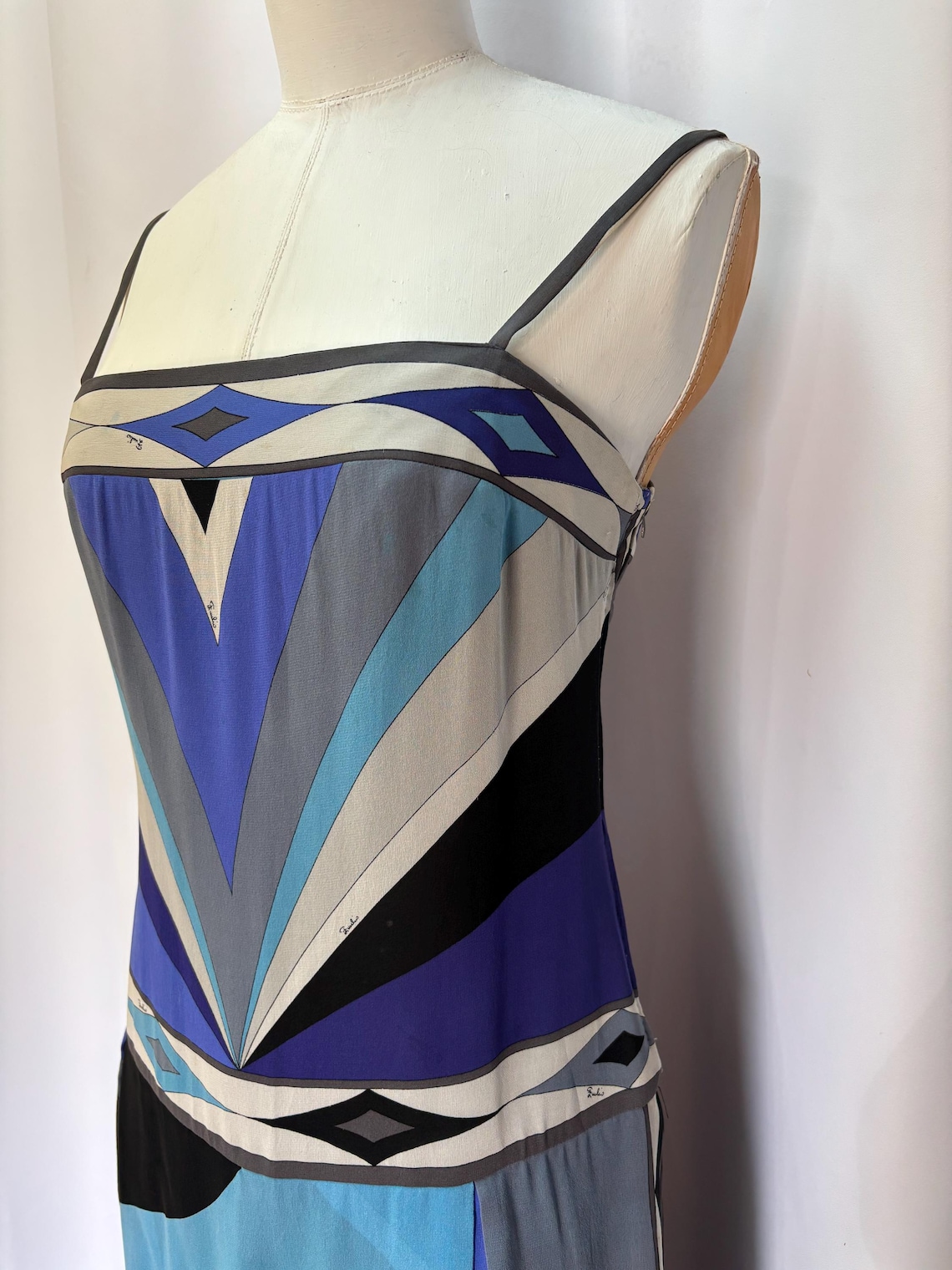 1960's EMILIO PUCCI Maxi Dress/emilio Pucci/60's Dress/60's Gown ...
