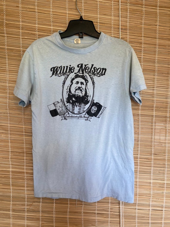 RARE Willie Nelson Vintage Tshirt / Entertainer of the Year | Etsy