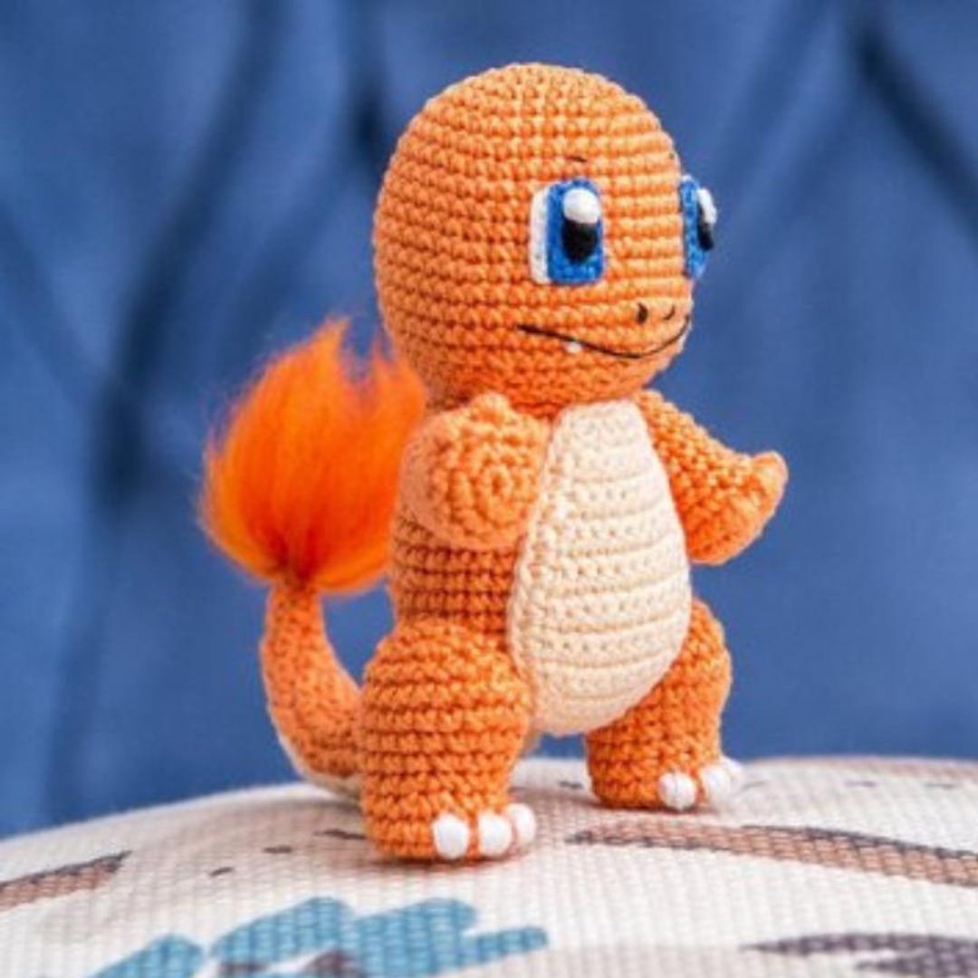 Charmander Crochet Pattern - Crochet Charmander Amigurumi - Charmander ...