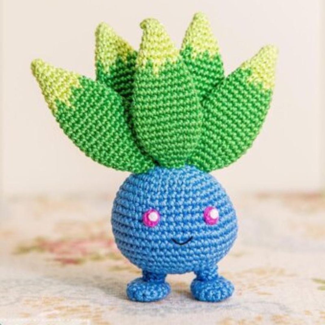 Oddish Crochet Pattern - Crochet PDF Pattern - Pokemon Amigurumi ...