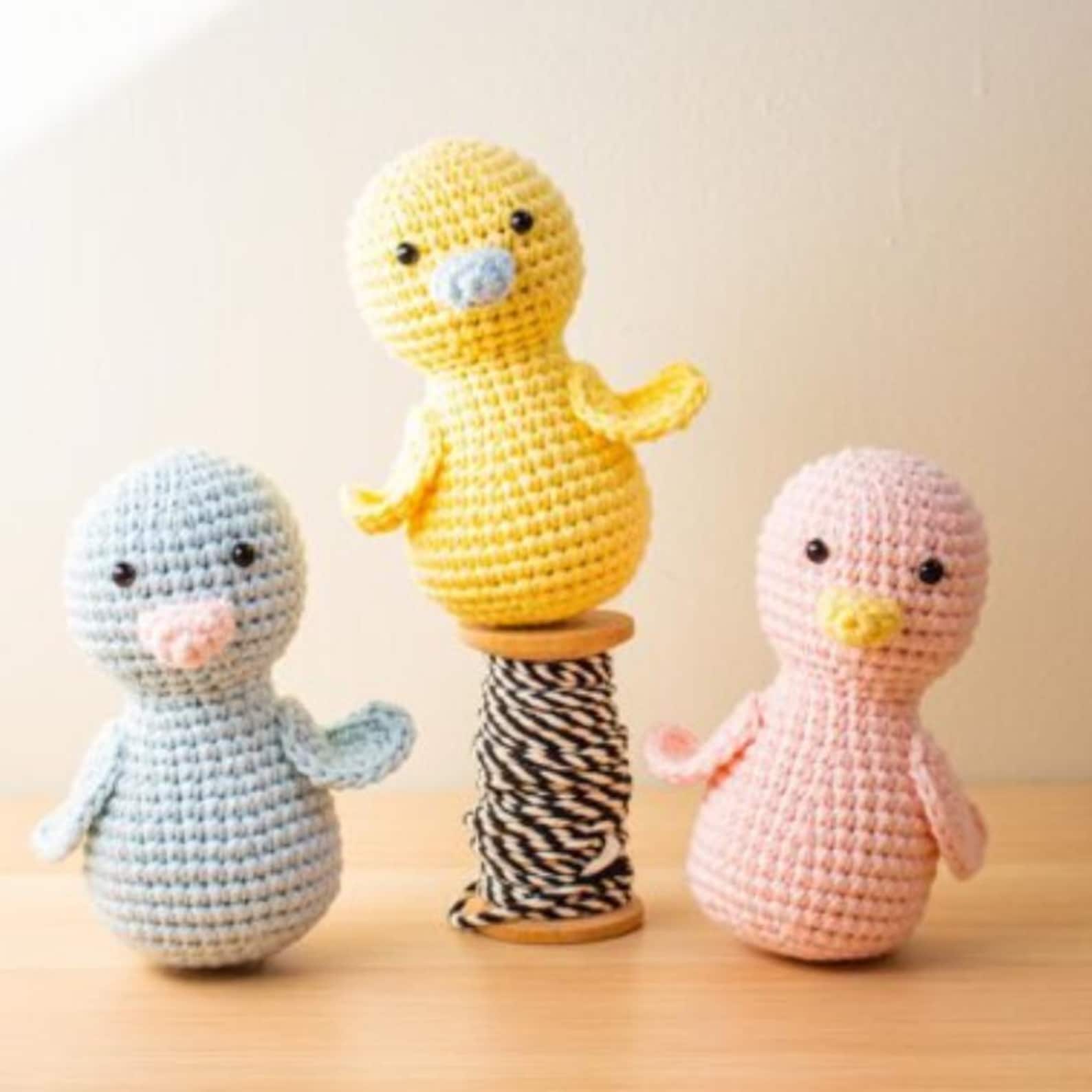 Chick Crochet Pattern - Crochet Chick-a-peeps Amigurumi - Easter ...