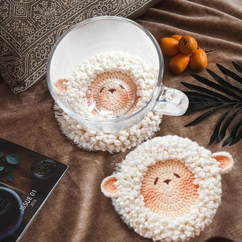 Crochet Pattern - Coaster Crochet Pattern - Coaster Decor - PDF Crochet ...