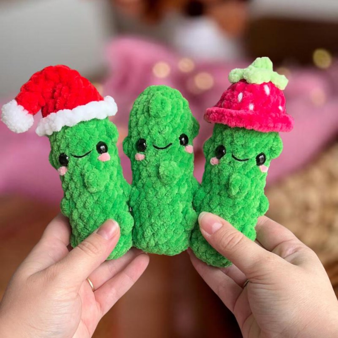 Squishy Pickle Party Crochet Pattern - Crochet Pickle Amigurumi ...