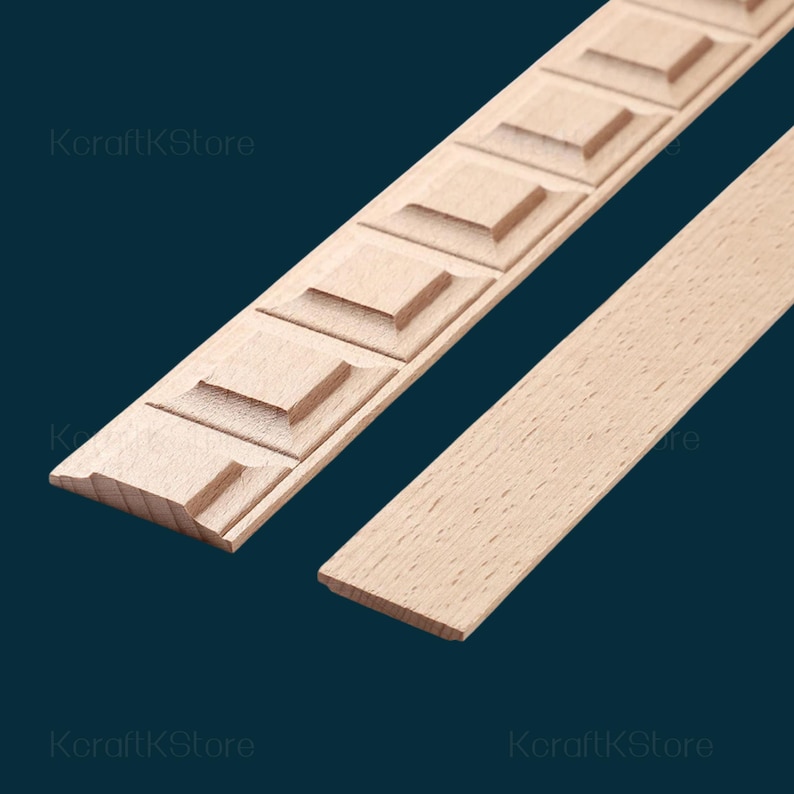 Carved Line Bars for Edges Frames Mirror, Onlay Wood Carving Lines ...