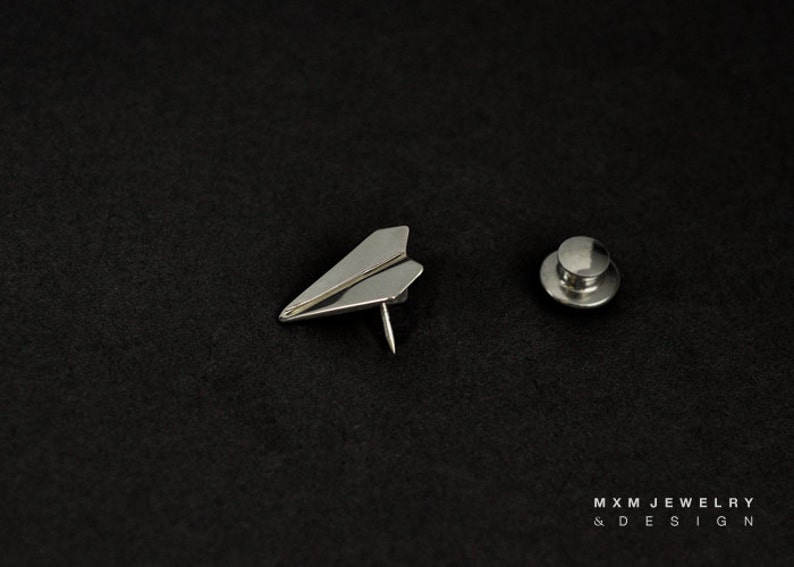 The Original Handfolded Paper Airplane Lapel Pin - Etsy