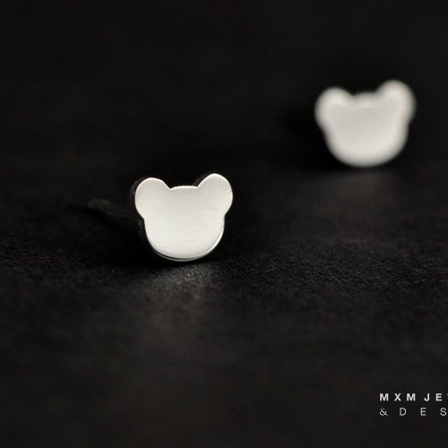 Sterling Silver Devil Head Stud Earrings - Etsy