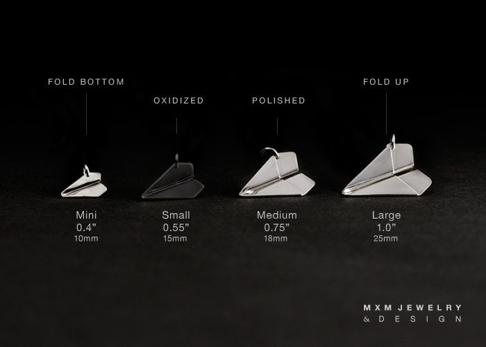 Medium / the Original Handfolded Paper Airplane fold Bottom | Etsy