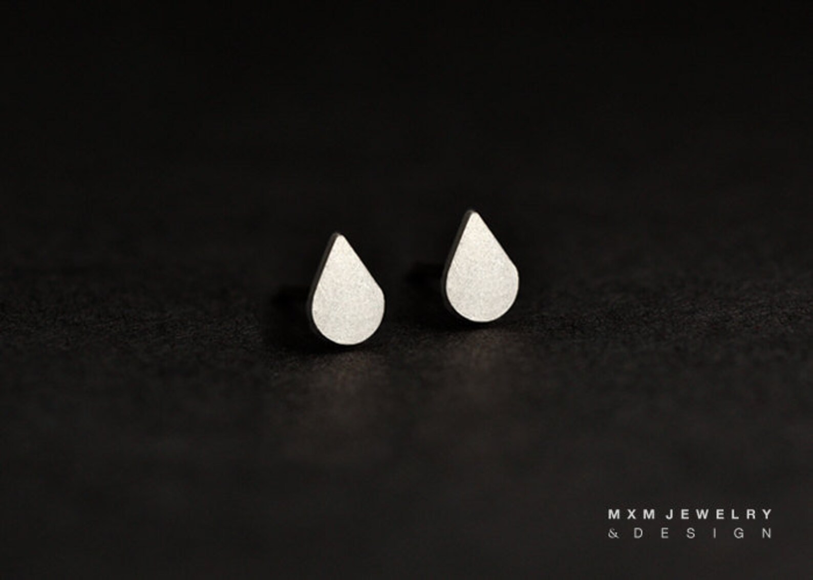 Little Water Drop Stud Earrings - Etsy