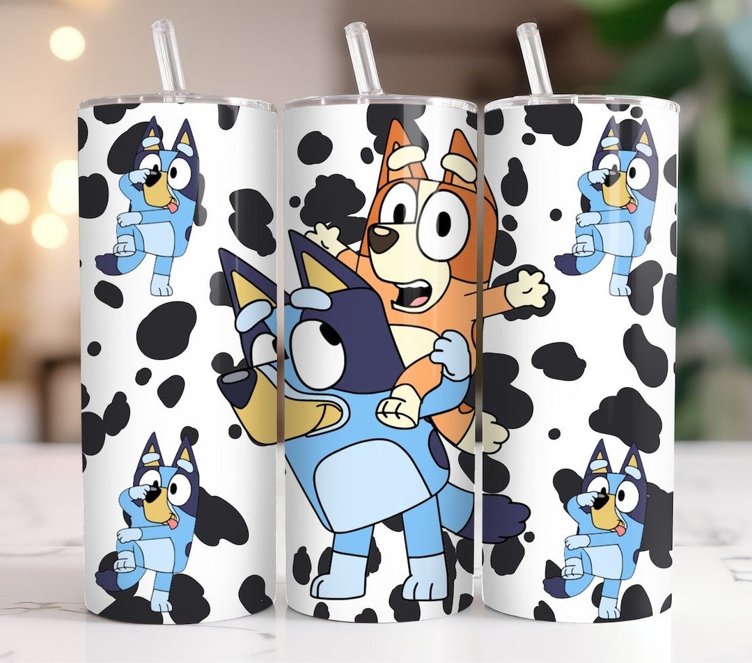 Bluey Tumbler Wrap, 20oz Skinny Tumbler Wrap, 20 Oz Tumbler Png ...