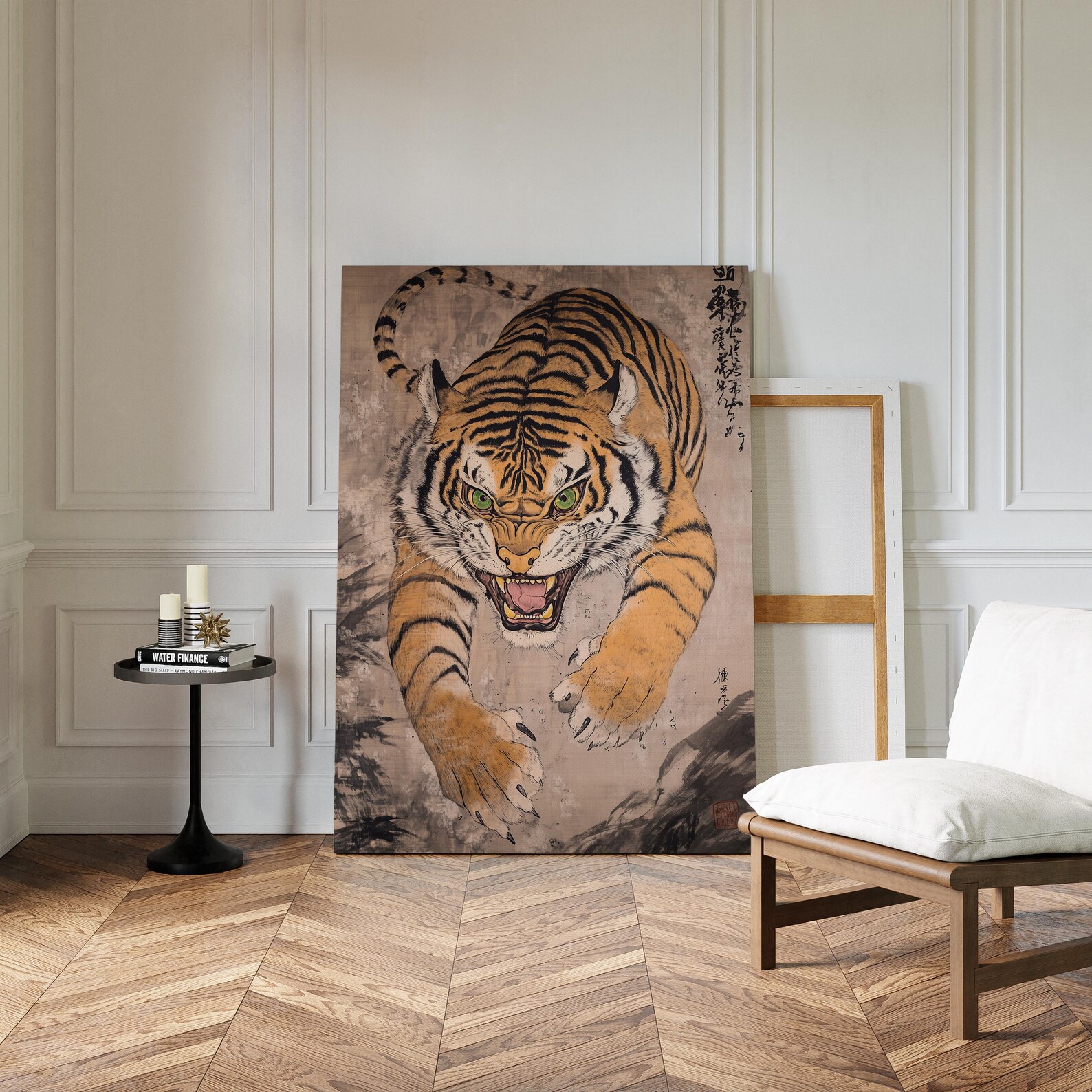 Japanese Tiger Poster, Chinese Tiger Print, Exhibition Art, Modern ...