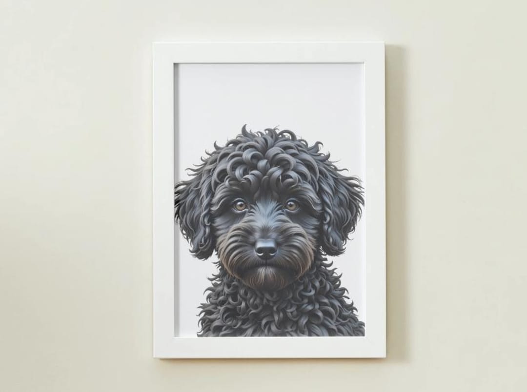 Cavoodle Digital Print | Adorable Cavoodle Art, Cute Dog Wall Decor ...